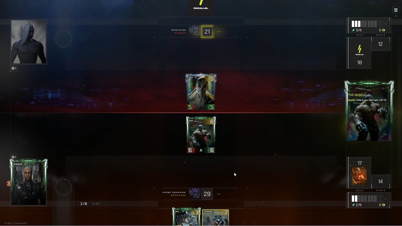Parallel TCG - Aftermath Day Matches: Flexing The Muscle - YouTube