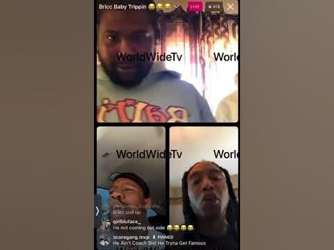 Bricc Baby Get Pressed By his homies on Live!!! 60’s Politic’N!!! - YouTube
