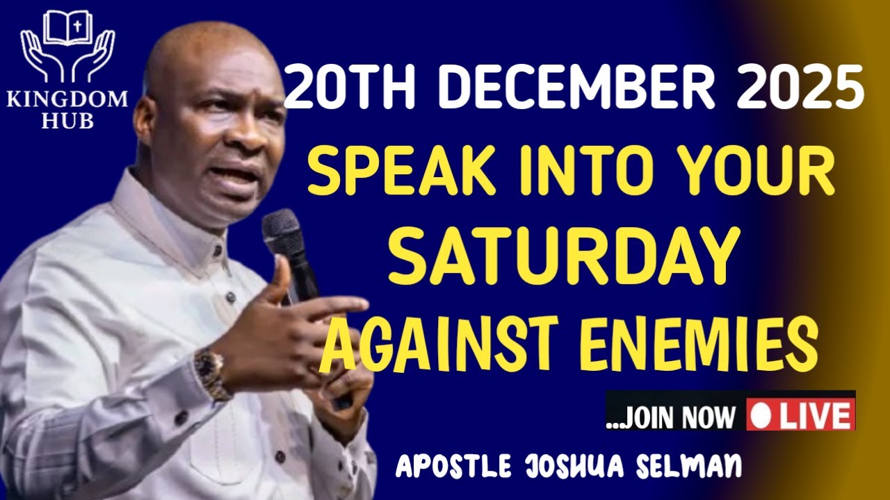 [SATURDAY, 20TH DECEMBER] BREAK EVERY NEGATIVE AGENDA SET AGAINST YOUR ...