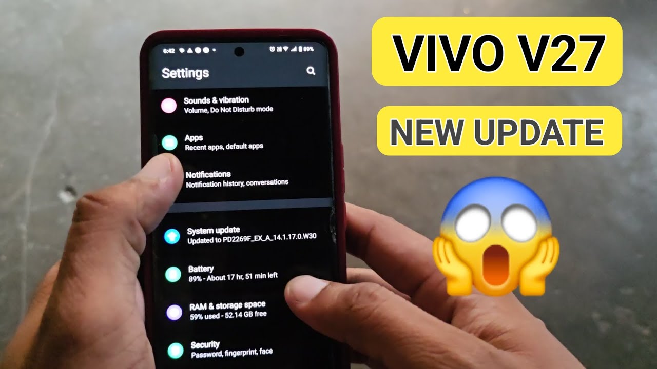 Vivo V27 New Software Update Rolled Out October 2024 🔥🔥 - YouTube