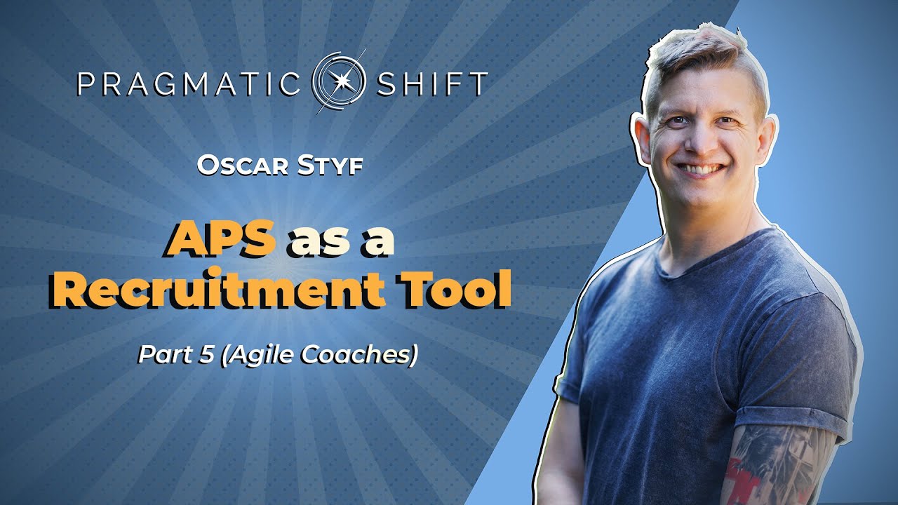 APS as a recruitment tool for an #agilecoach - YouTube