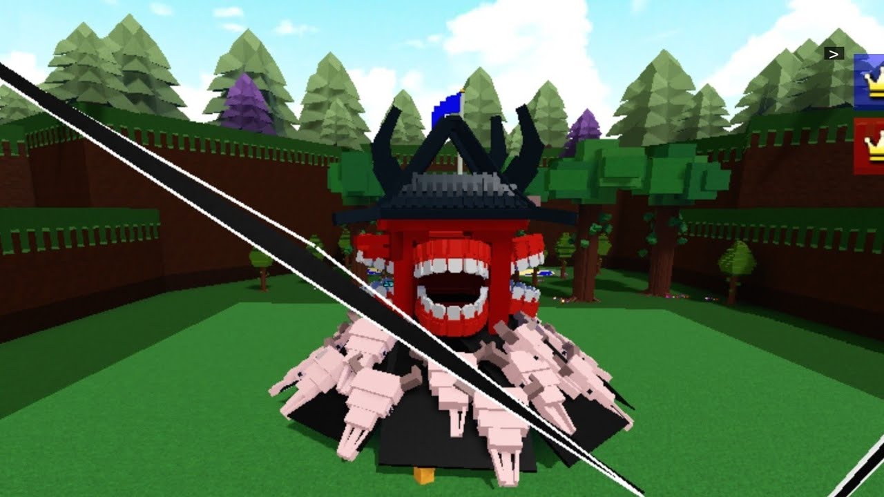 Domain expansion: Melavolent shrine | Roblox | Build a boat for ...