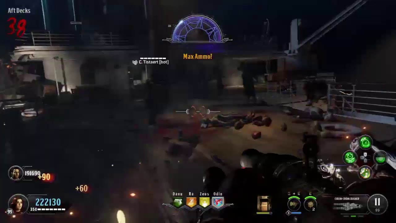 Bo4 zombies titanic map-custom game - YouTube