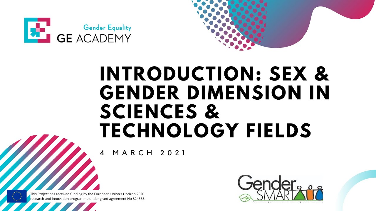 Introduction | Sex & gender dimension in sciences & technology fields ...