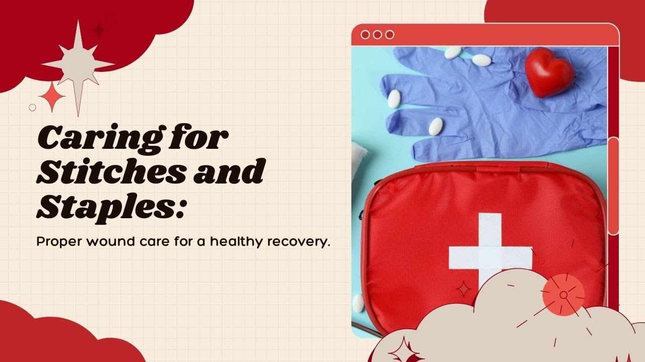 Caring for Stitches and Staples: Wound Care - YouTube