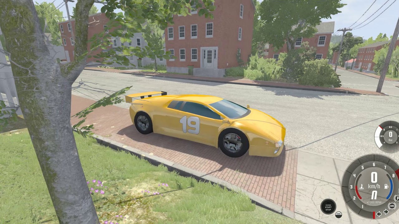 Beam.ng drive | Driving a self made automation car - YouTube