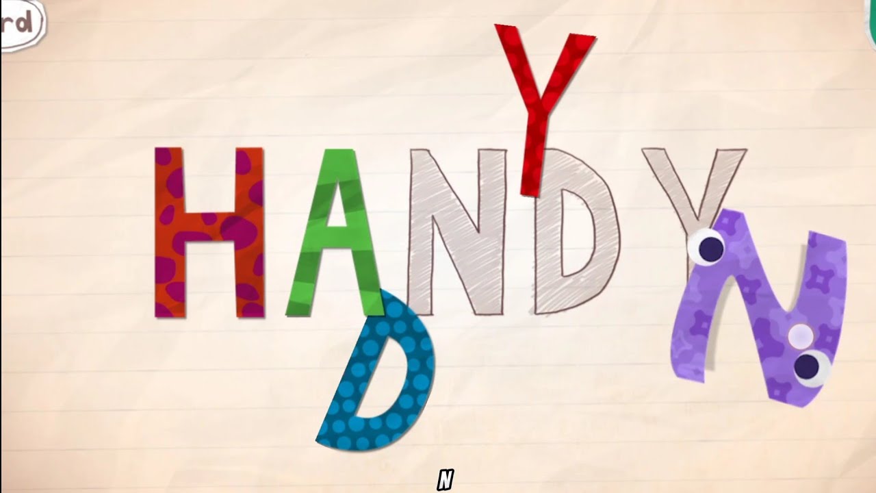 Learning Handy from Endless Alphabet - YouTube