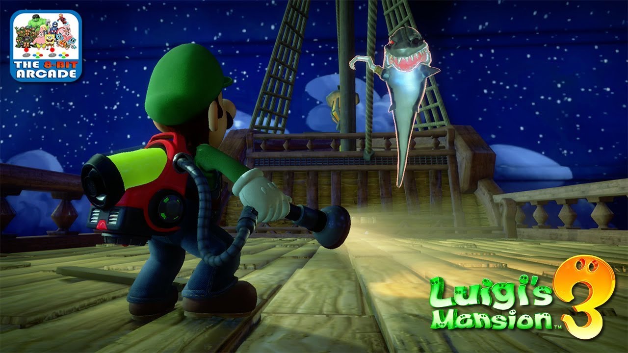 Luigi's Mansion 3 - Fishing for the Legendary Captain Fishhook (Switch ...