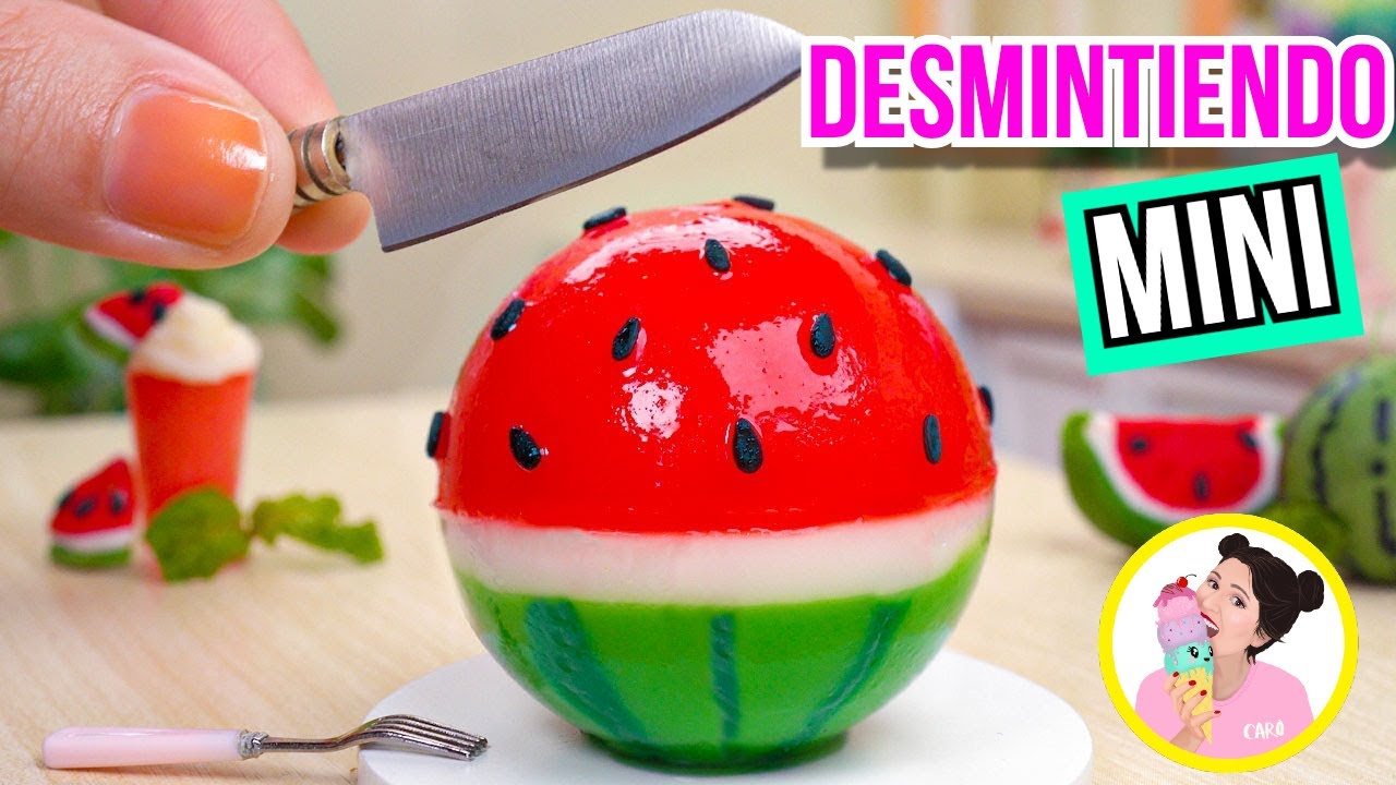 COMIDA MINI vs GIGANTE 🍉 Segui una RECETA de COMIDA EN MINIATURA ...