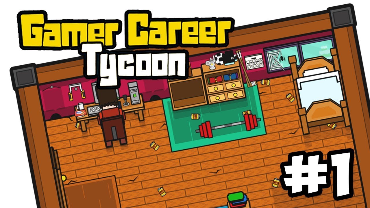 BECOMING FAMOUS - Gamer Career Tycoon #1 - YouTube