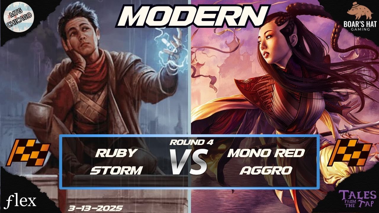 Ruby Storm VS Mono Red Aggro [MTG Modern Round 4] - YouTube