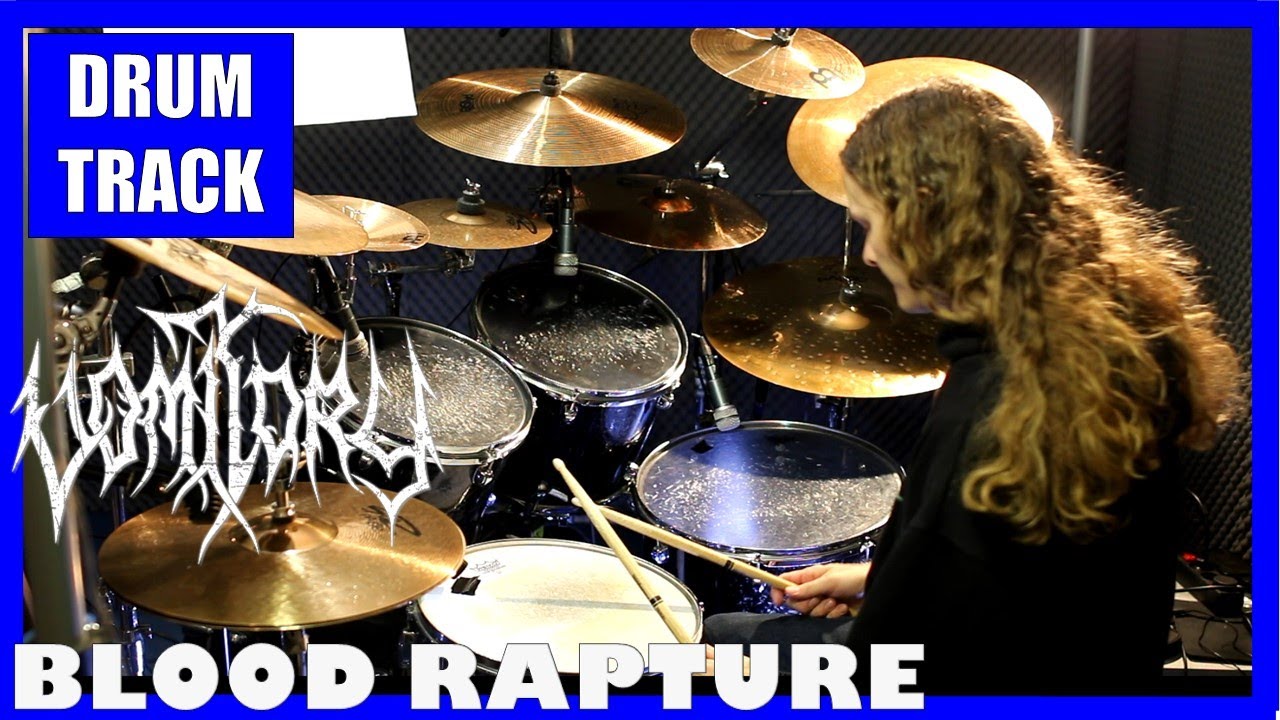 VOMITORY - Blood Rapture (drum track) - YouTube