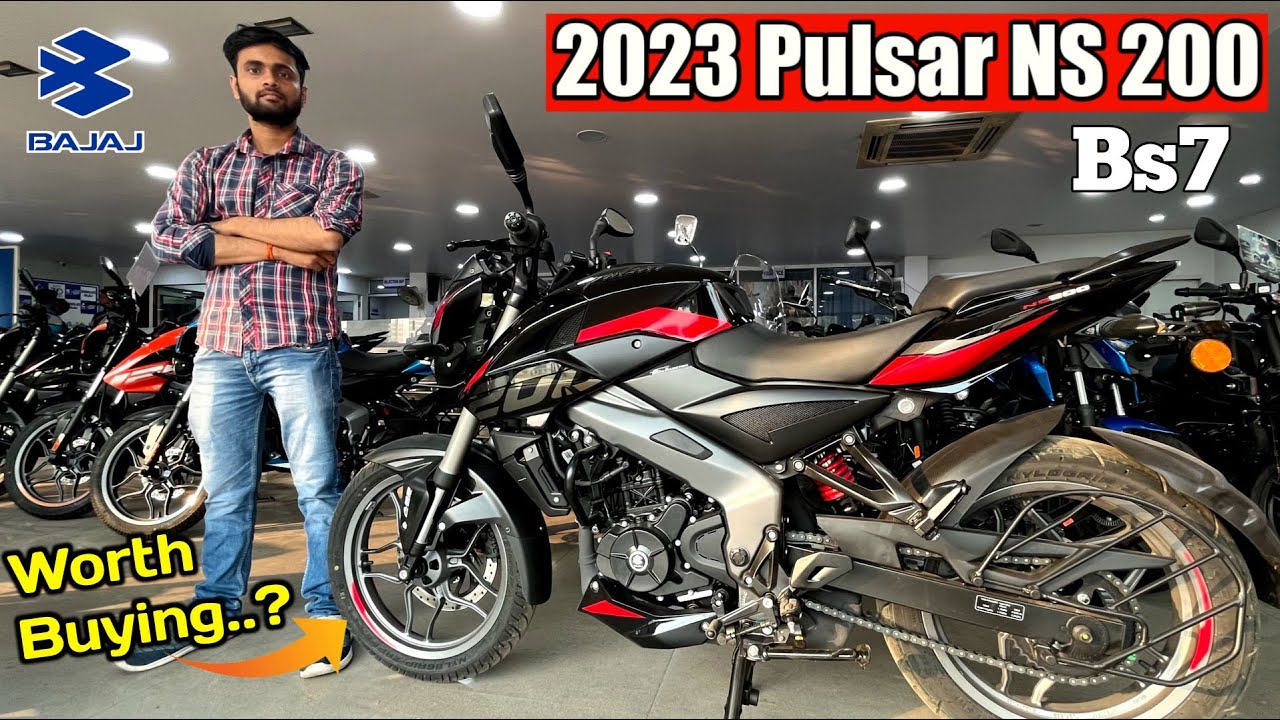 2023 Bajaj Pulsar NS 200 Bs7| New Model | USD foks , Dual channel ABS ...