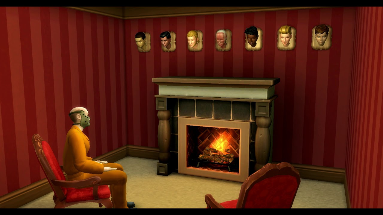 Hannibal Lecter costume and sim heads. Sims 4. - YouTube