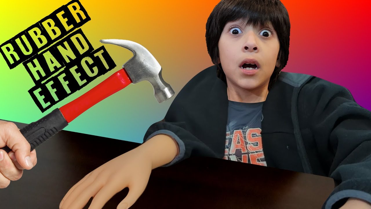 I almost LOST my HAND! Rubber Hand Experiment - YouTube