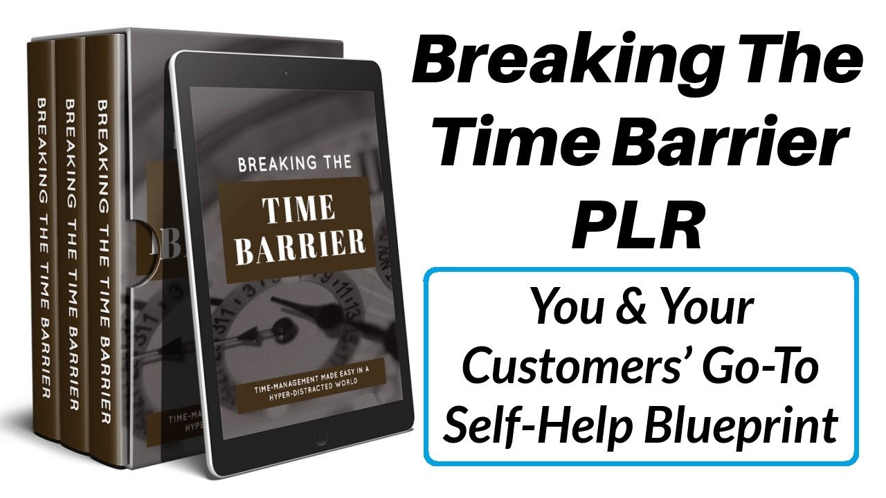 Yu Shaun's Breaking The Time Barrier PLR Review - Brand New High ...