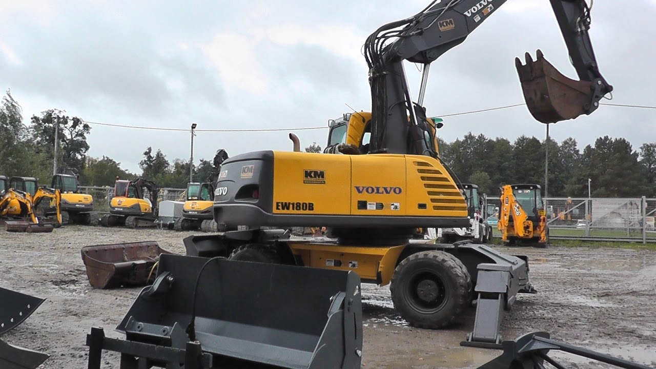 VOLVO EW180 KOPARKA KOŁOWA KM MASZYNY BUDOWLANE WWW.KMRENT.PL 56-300 ...