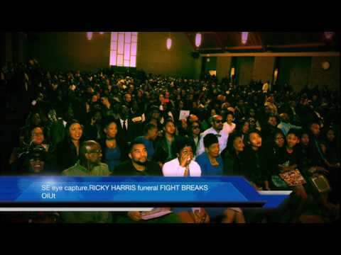 Fight at RICKY HARRIS funeral - YouTube