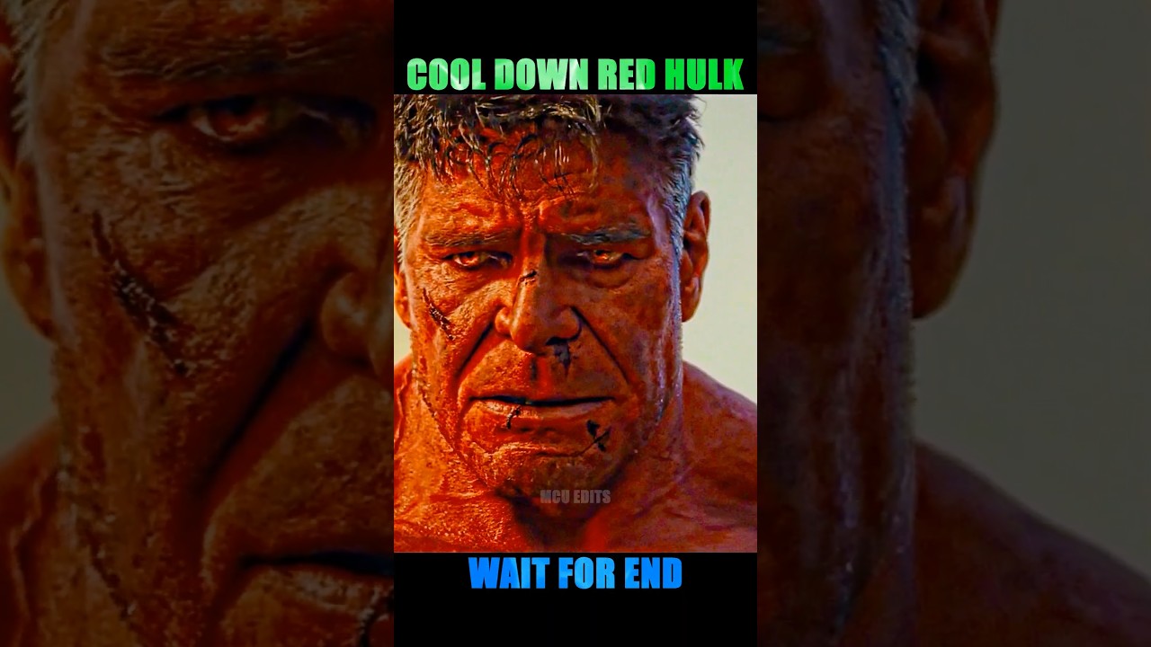 Captain America calm down Red Hulk || Captain America: Brave New World ...