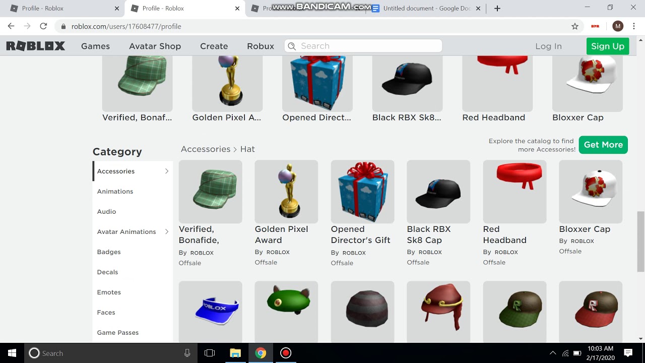 Roblox Accounts for Trade 2008 to 2011 accounts - YouTube