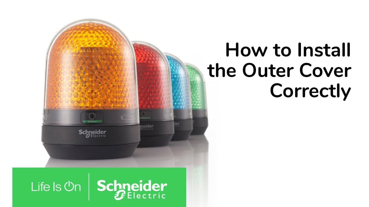 How to install the Outer Cover of a rotating beacon light | Harmony ...