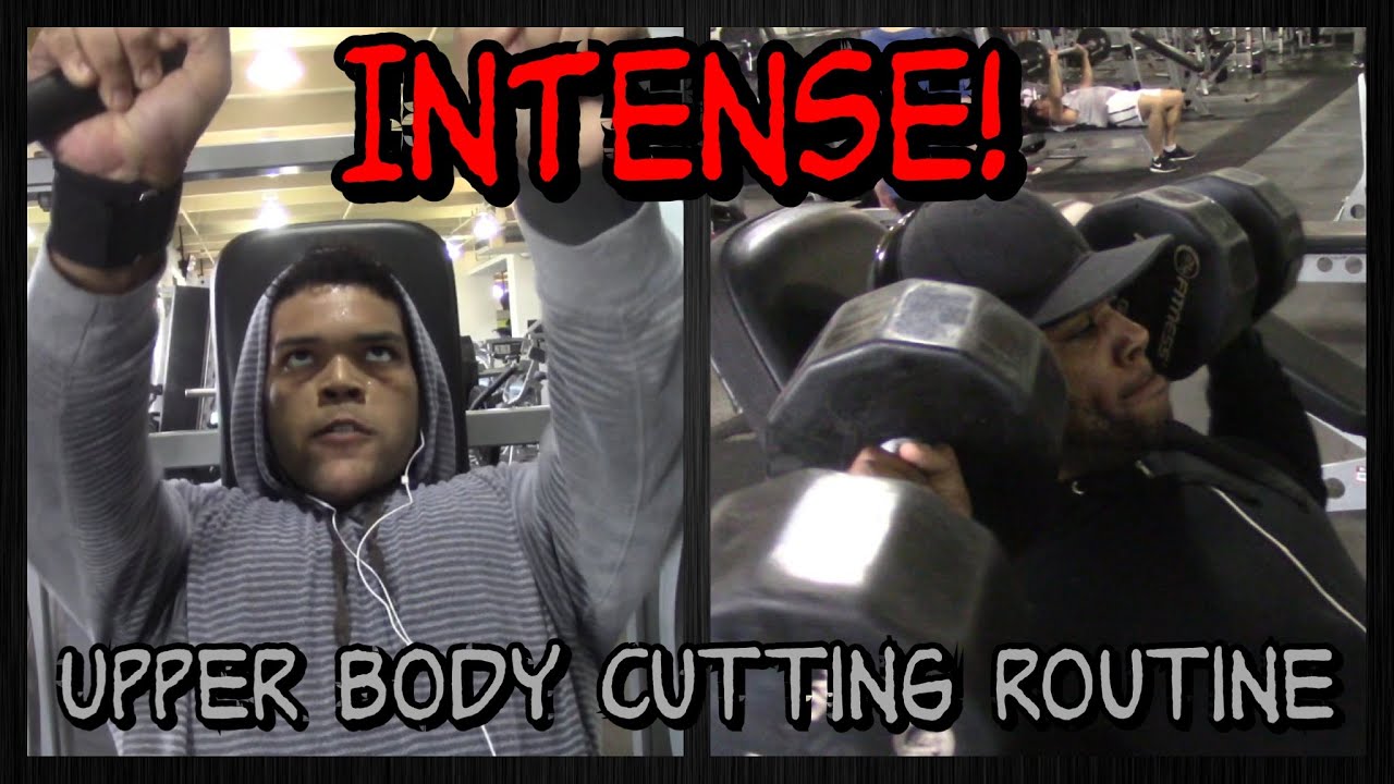 Intense Upper Body Cutting Routine - YouTube