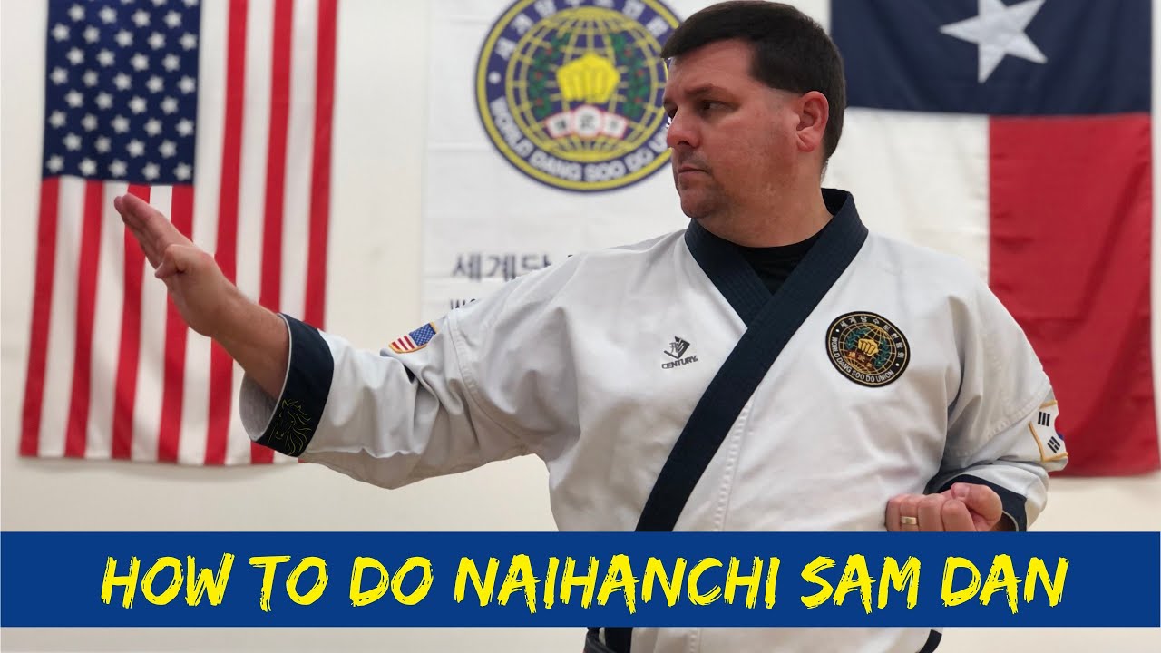 How to do Naihanchi Sam Dan for Tang Soo Do - YouTube