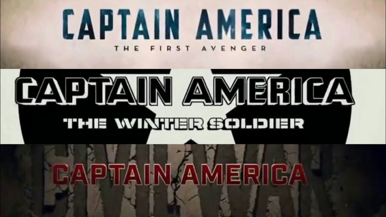 Captain America series (1,2,3)Title card English - YouTube