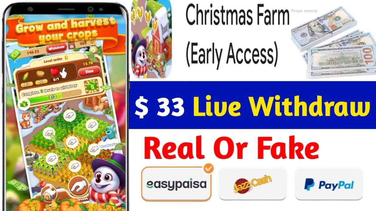 Christmas farm app real or fake | Christmas farm se withdrawal kaise ...