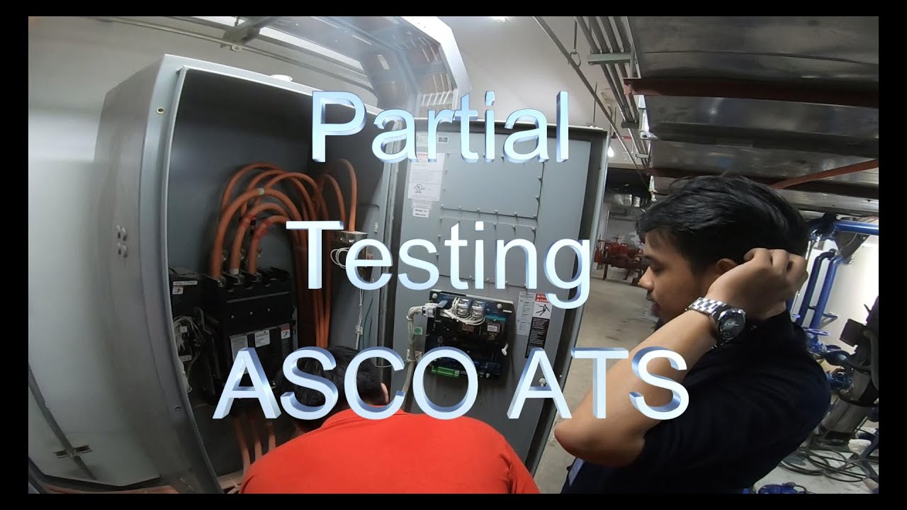 Partial Testing ASCO ATS - YouTube