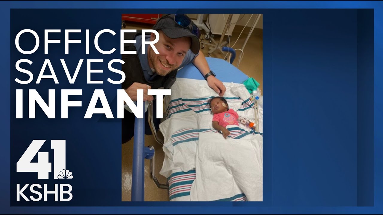 Police officer saves the life of an infant - YouTube