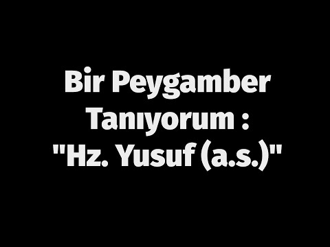8. Sınıf Din Kültürü ve Ahlak Bilgisi Ders #13 - Bir Peygamber Tanıyorum : \