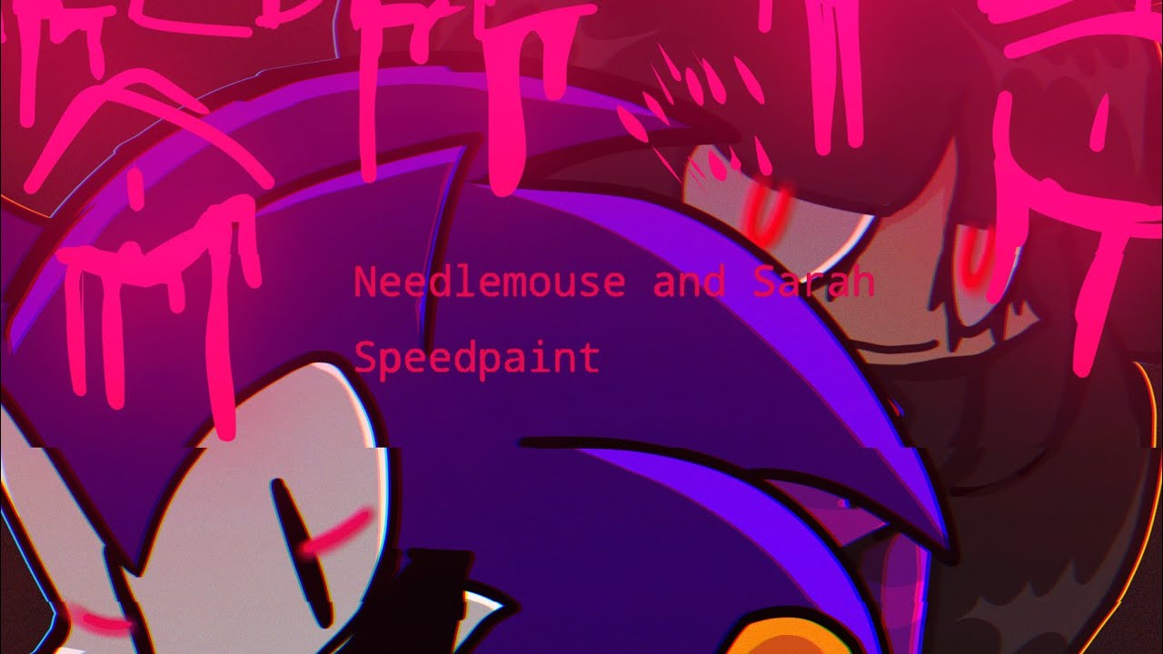 Needlemouse and Sarah speedpaint - YouTube