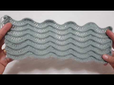 SU DALGASI BAYAN YELEK MODELİ (baştan sona yelek yapım videosu Kanalımda var )