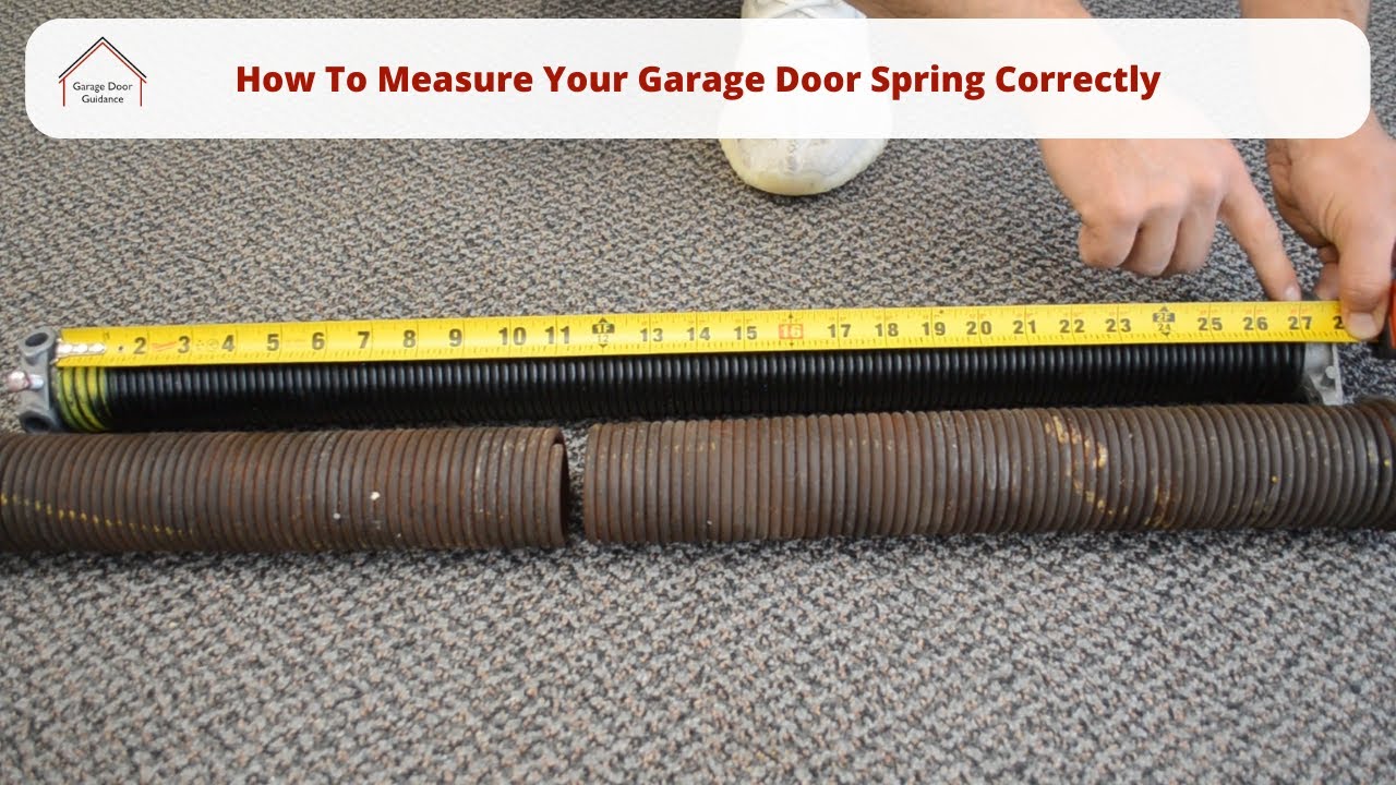 Garage Door Spring Measurements, Ordering The Correct Spring For Your ...