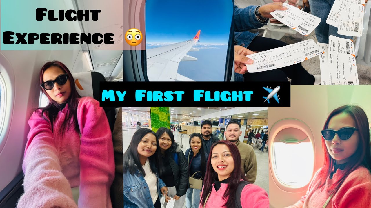 My First Flight ️ Flight Experience 😨 - YouTube