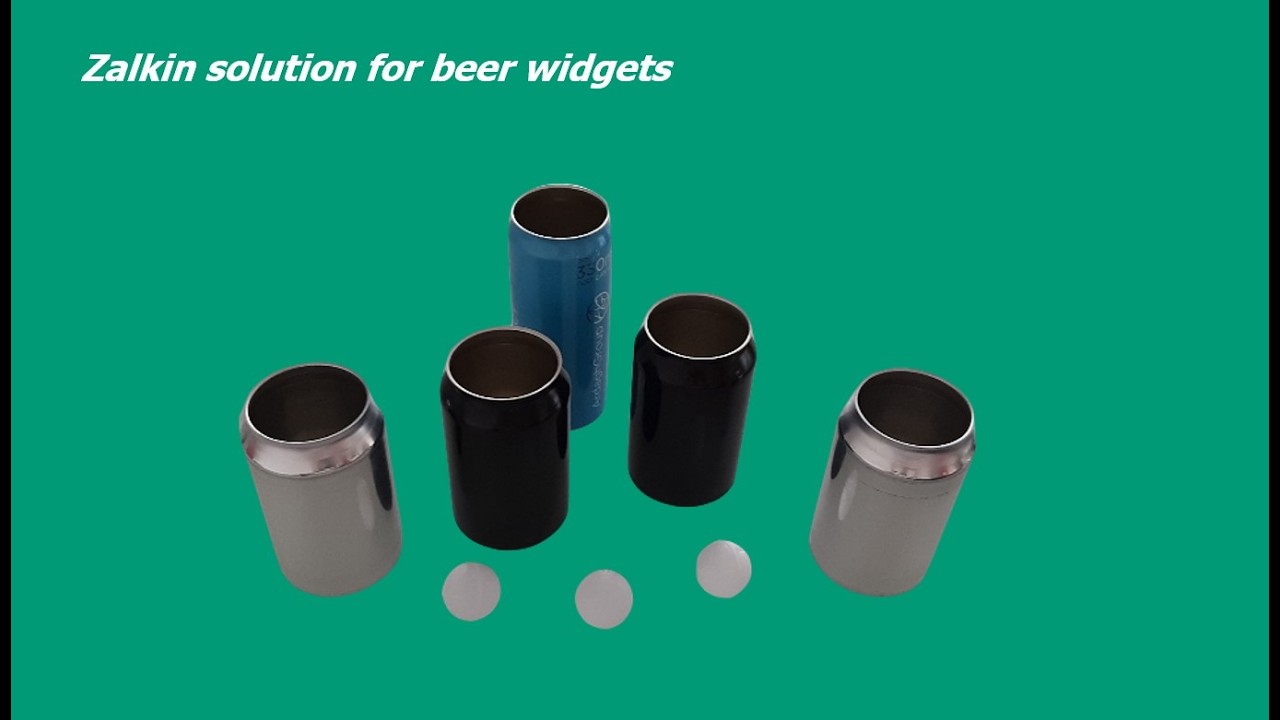 Zalkin capper for beer widgets - YouTube