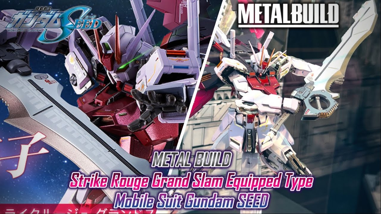METAL BUILD Strike Rouge Grand Slam Equipped Type Mobile Suit Gundam ...