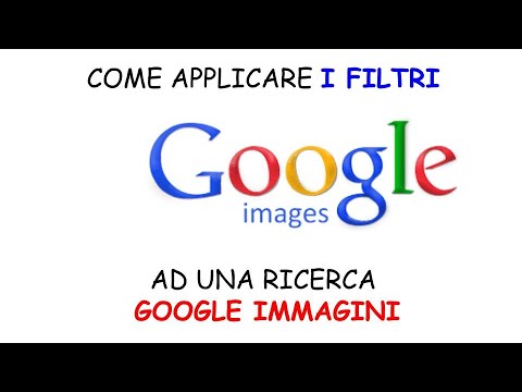 Come applicare i filtri ad una ricerca Google Immagini - YouTube