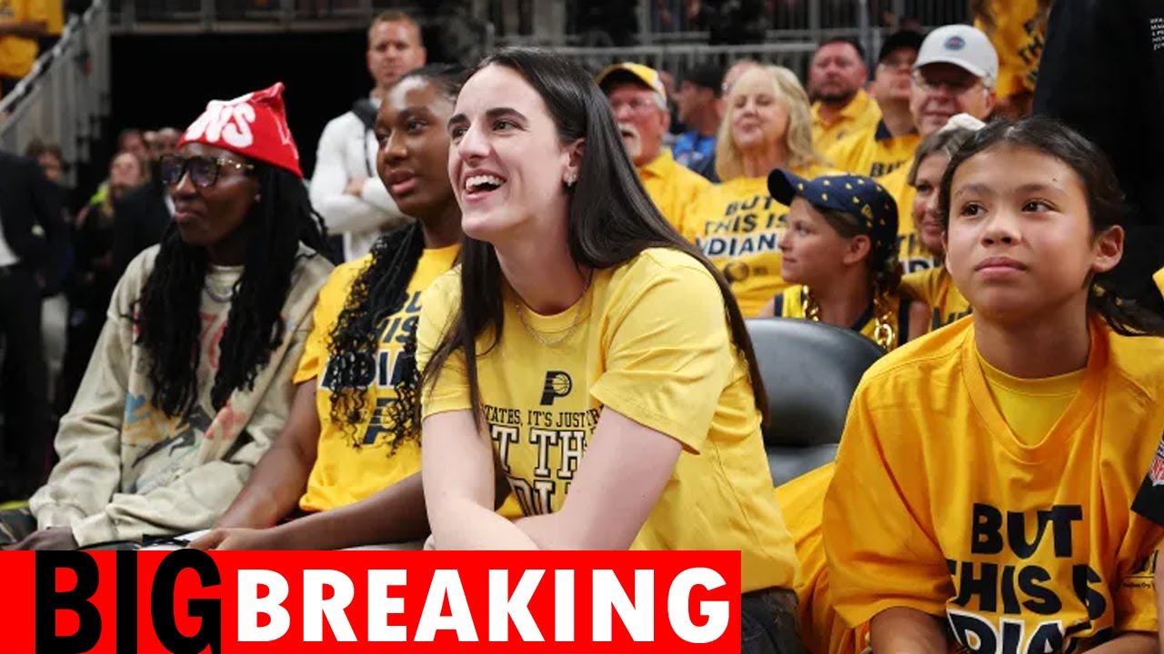 Caitlin clark promptly sinks half court shot after injury update - YouTube