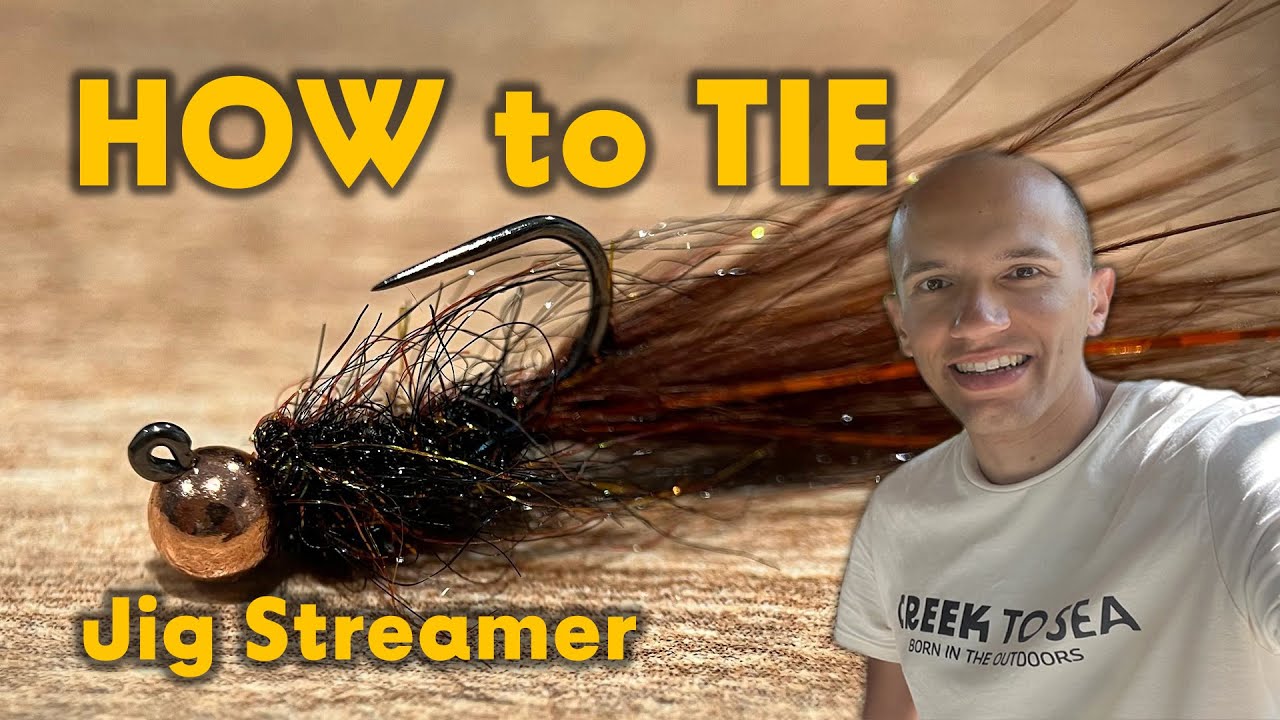 How to Tie jig streamer barbless easy dressing pattern all fly tying ...
