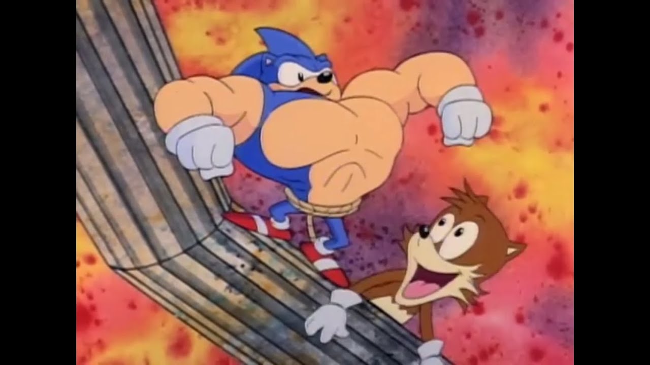 Muscle Cartoon Clip - Adventures of Sonic the Hedgehog 2 - YouTube