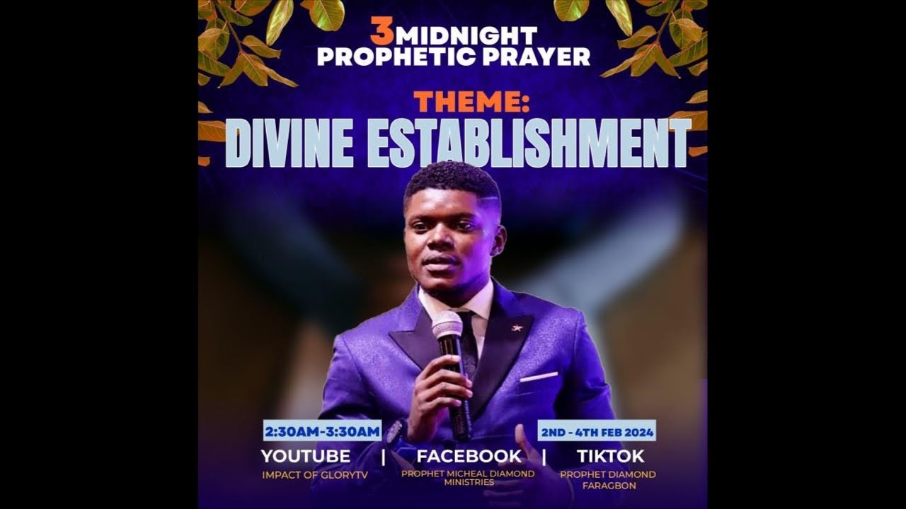 PROPHET MICHAEL LIVE:🔥3 Midnight Prophetic Prayer 2nd Night||3rd Feb ...