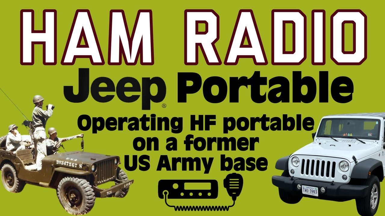 Ham Radio HF Portable in a Jeep - YouTube