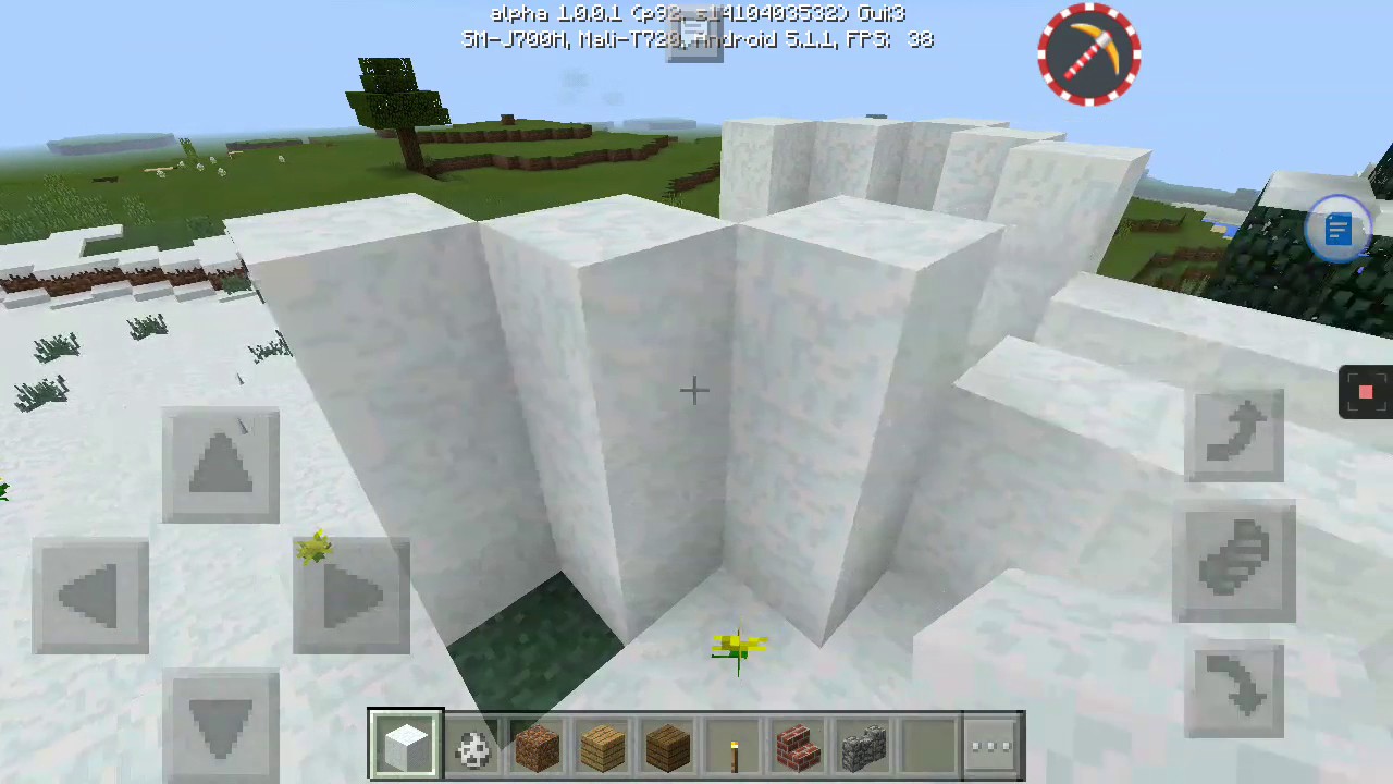 How to make a Polar Bear house in minecraft p.e (1.0.0.1) - YouTube