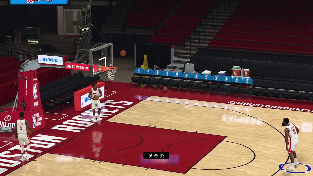 NBA 2K20 James Harden One Leg Jump Shot - YouTube