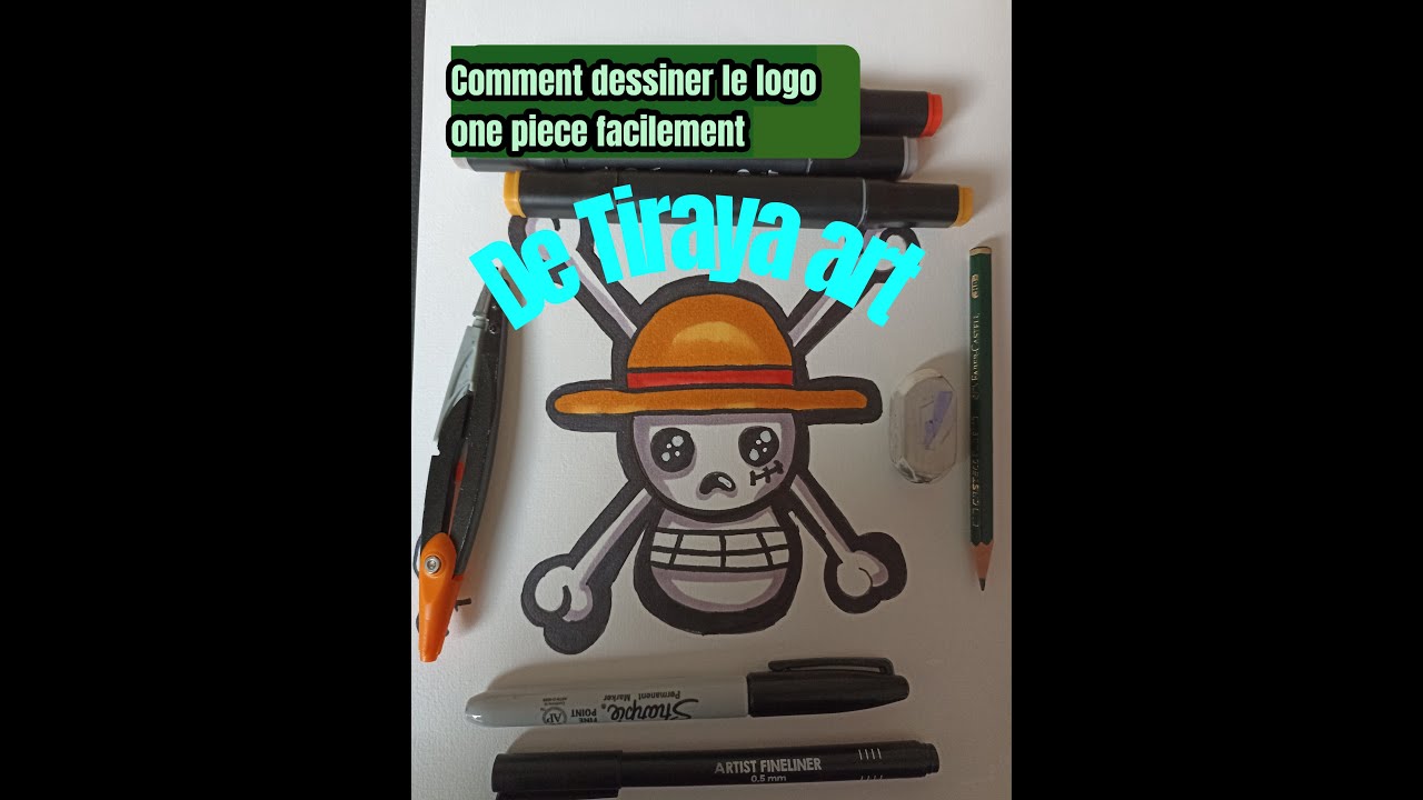 comment dessiner le squelette dans one piece - YouTube
