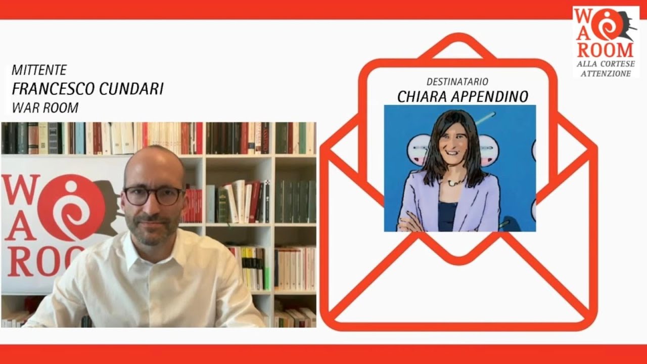 War Room Alla Cortese Attenzione - Francesco Cundari scrive a Chiara ...