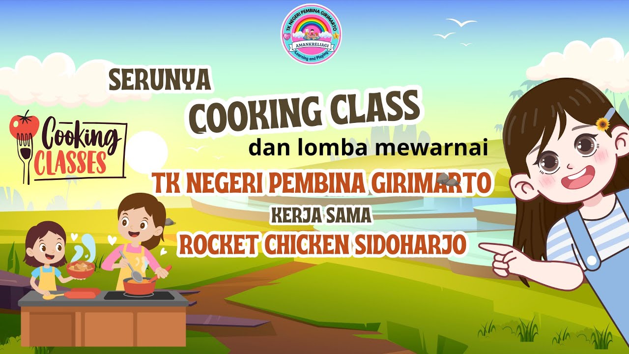 Cooking class TK Negeri Pembina Girimarto kerja sama dengan Rocket ...