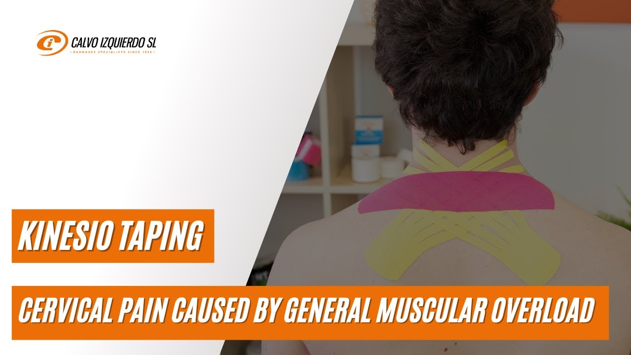 Kinesio Taping for Cervical Pain Due to General Overload - YouTube